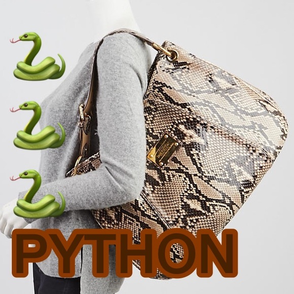 Louis Vuitton | Bags | Rare Python Louis Vuitton Galleria Authentic ...